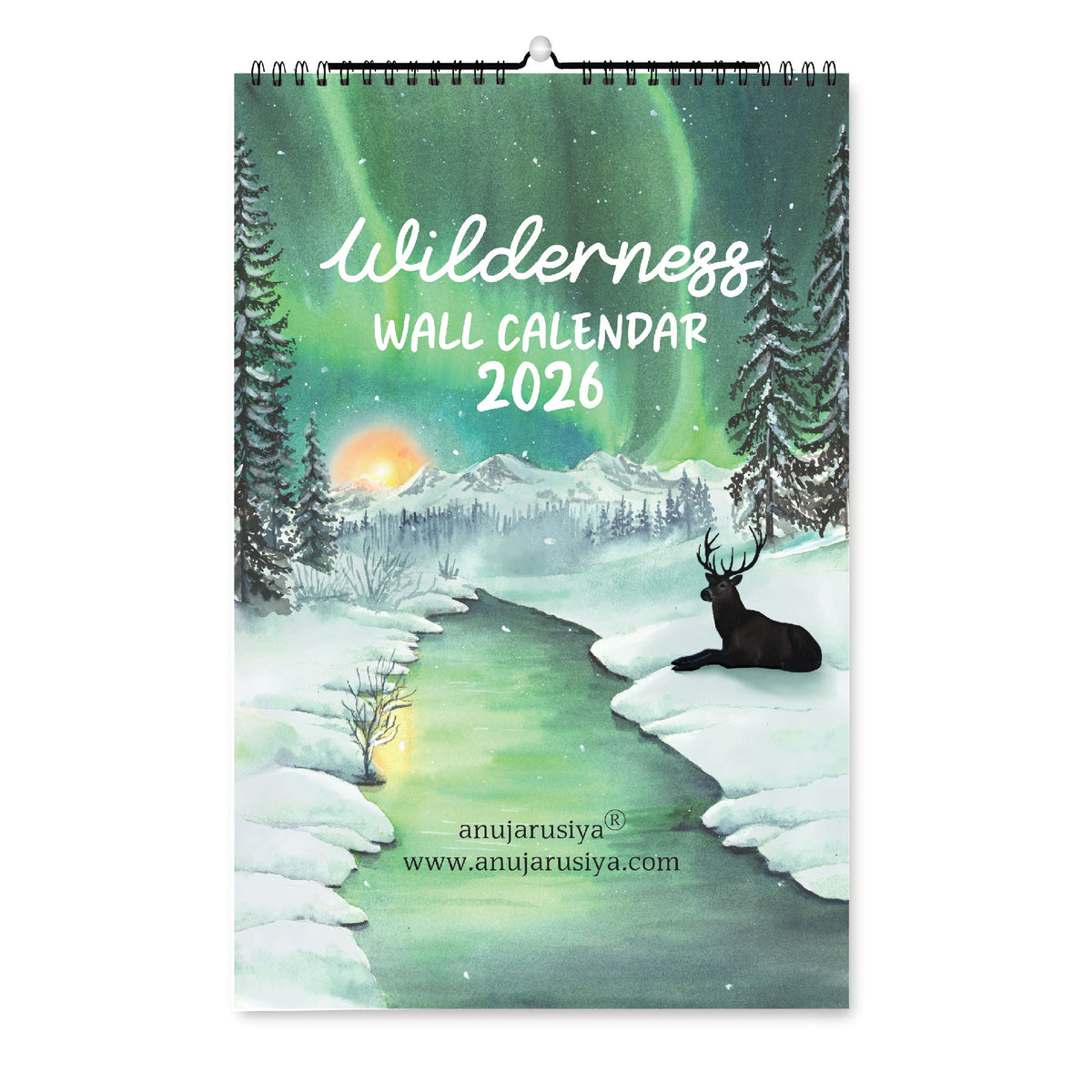 Wilderness Wall Calendar 2026 | Original Hand painted artworks | Premi ...